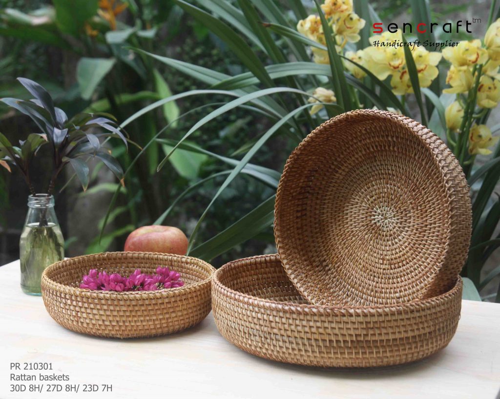 Rattan basket - Sencraft